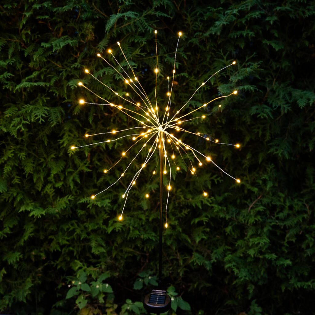 Aiakaunistus päikesepaneeliga BIG FIREWORK SOLAR - Metsa Valgus